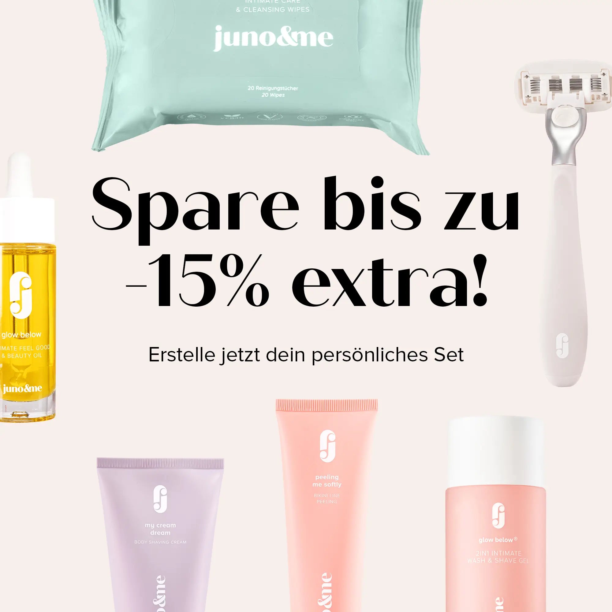 Kreiere dein eigenes Set mit dem Box Builder von juno&me